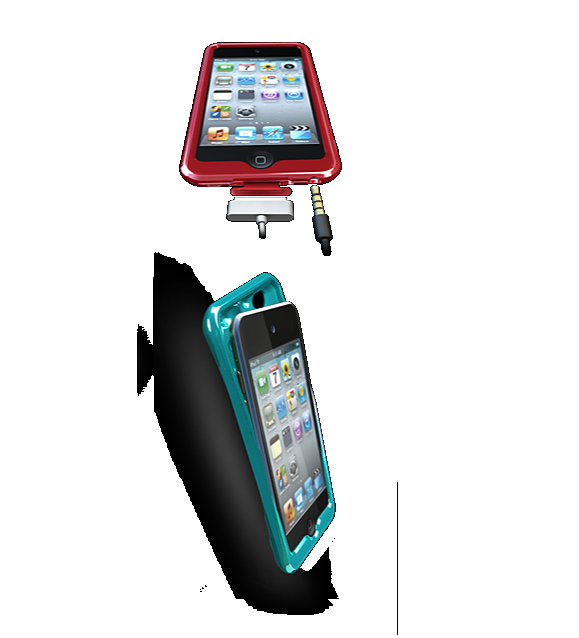 iSkin Pebble Case for iPod touch 4 - Blaze Red iPhone 5, iPad 3 ...