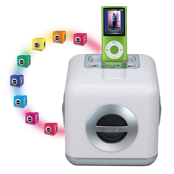 iHome iH15W LED Color Changing Stereo System with Subwoofer for iPod ...