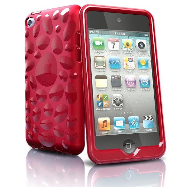 iSkin Pebble Case for iPod touch 4 - Blaze Red iPhone 5, iPad 3 ...